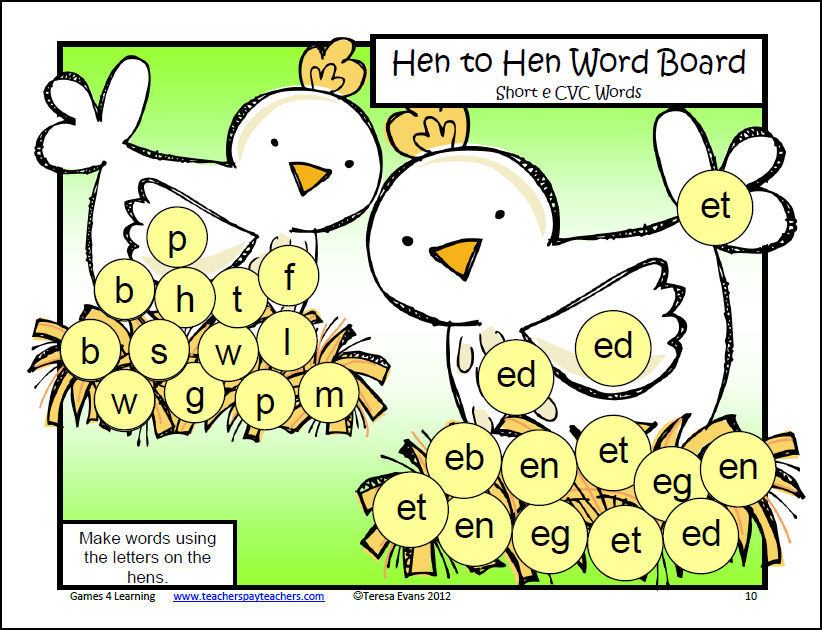 Fun Games 4 Learning: I Call These Word Boards!