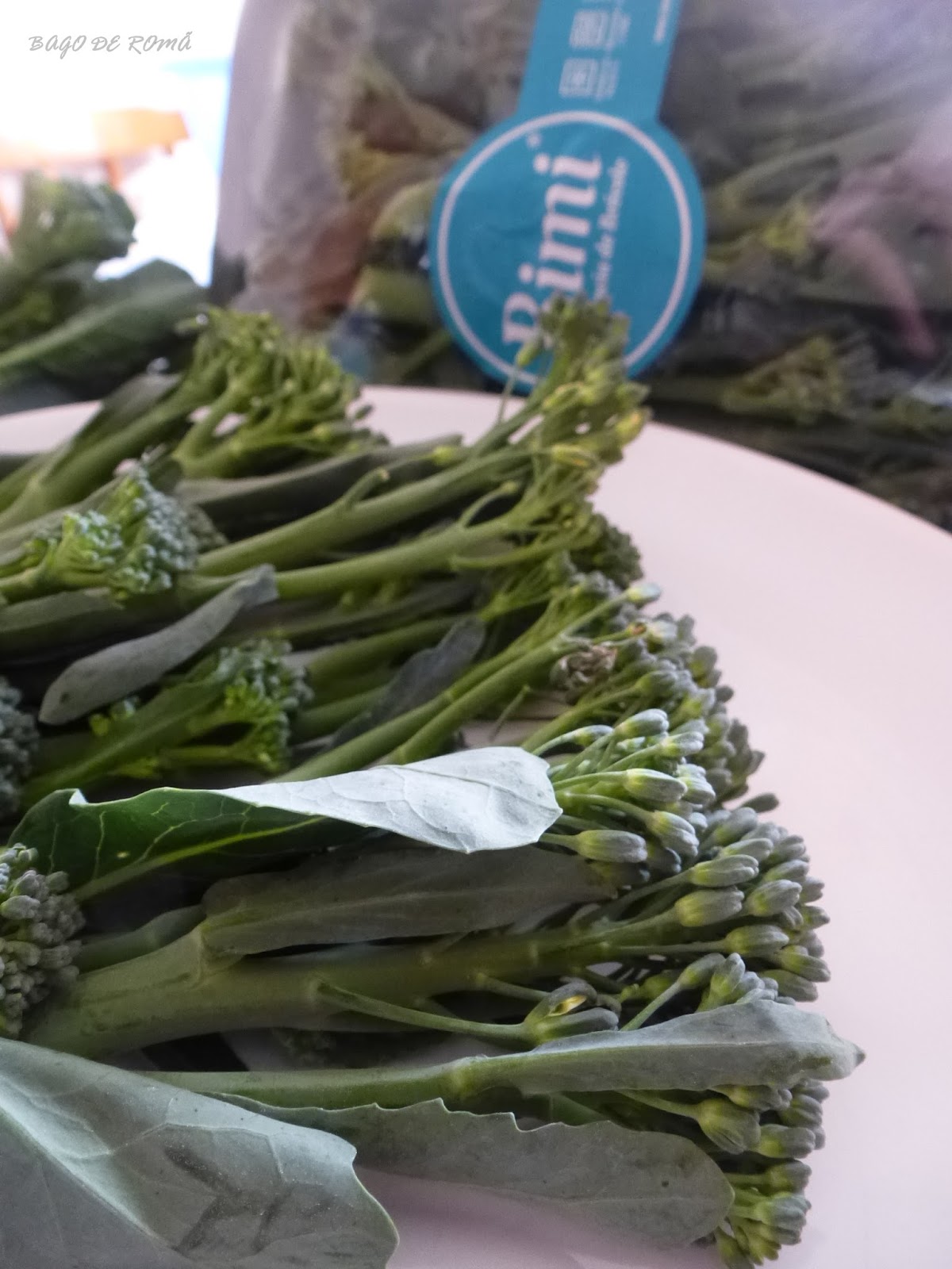 Bago de Romã: "Conhecer Melhor" - Bimi ou Mini-Brócolos ou Broccolini