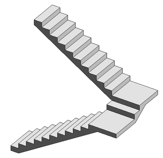 Enjoy Revit: Stair Landing with Treads.