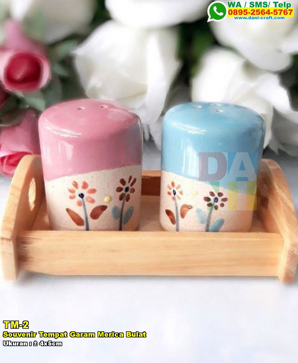 Souvenir Tempat Garam Merica Bulat | Souvenir Pernikahan