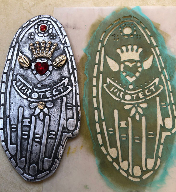 StencilGirl Talk: Milagros, Hearts, and Alchemy