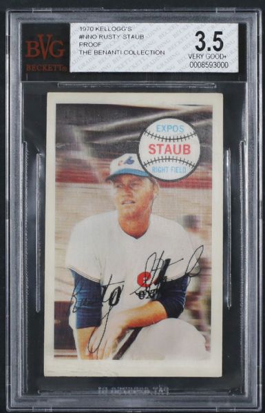 Run-fore!-kellogg's Baseball Cards: 1970 Kellogg's Proof Card - This Is 