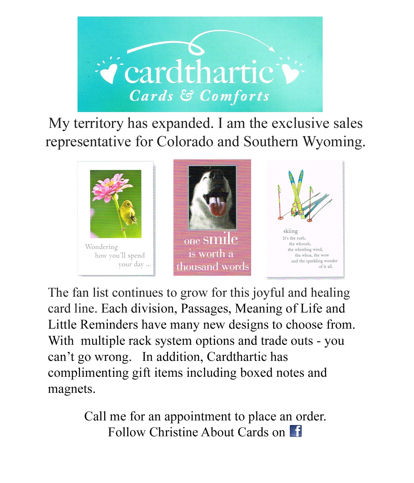 Christine About Cards: My territory has expanded for Cardthartic