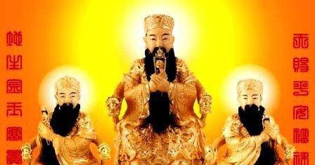 Dewa - Dewi Tionghoa: 三官大帝 - San Guan Da Di / Sam Koan Tay Tee ( Hokkian )