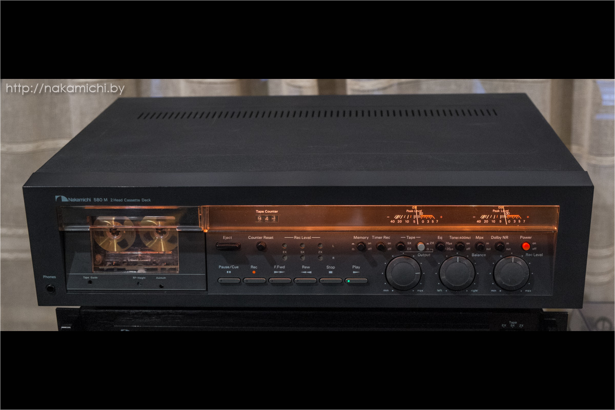 Vintage Audio: Nakamichi 580 M 2 Head Cassette Deck