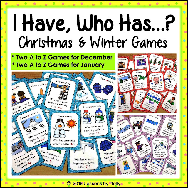 Lessons by Molly: I Have, Who Has Games