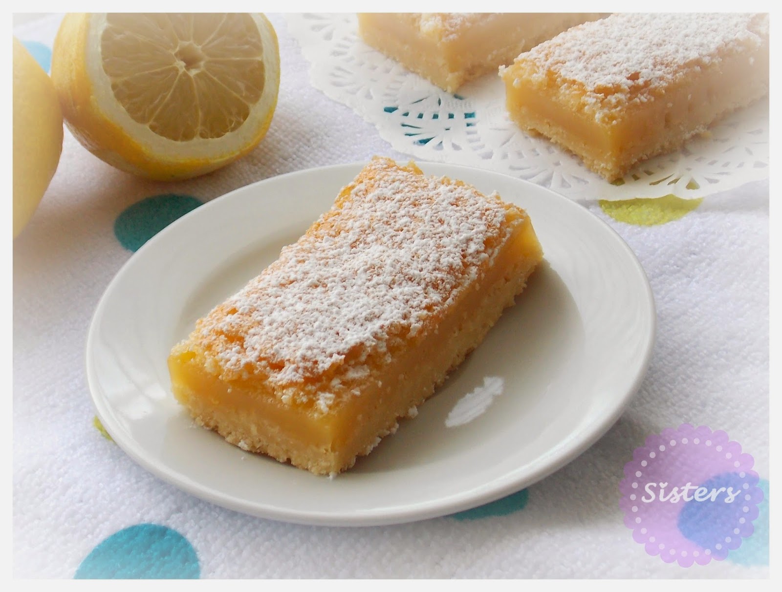 Sisters: Lemon bars,... deliciosas barritas de limón