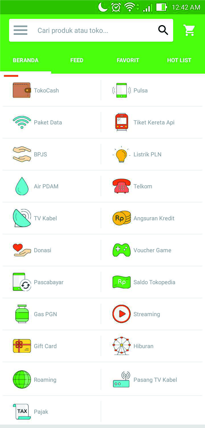 Sistem Informasi Tokopedia