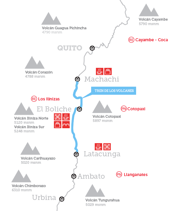 ruta de los volcanes