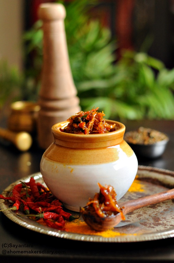 Chalta'r Achaar (Pickled Elephant apple/Dillenia Indica) - A Homemaker ...