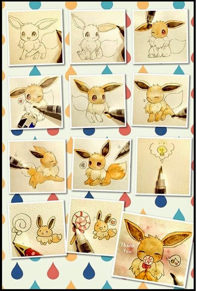 Cartoon characters interacting with their artists