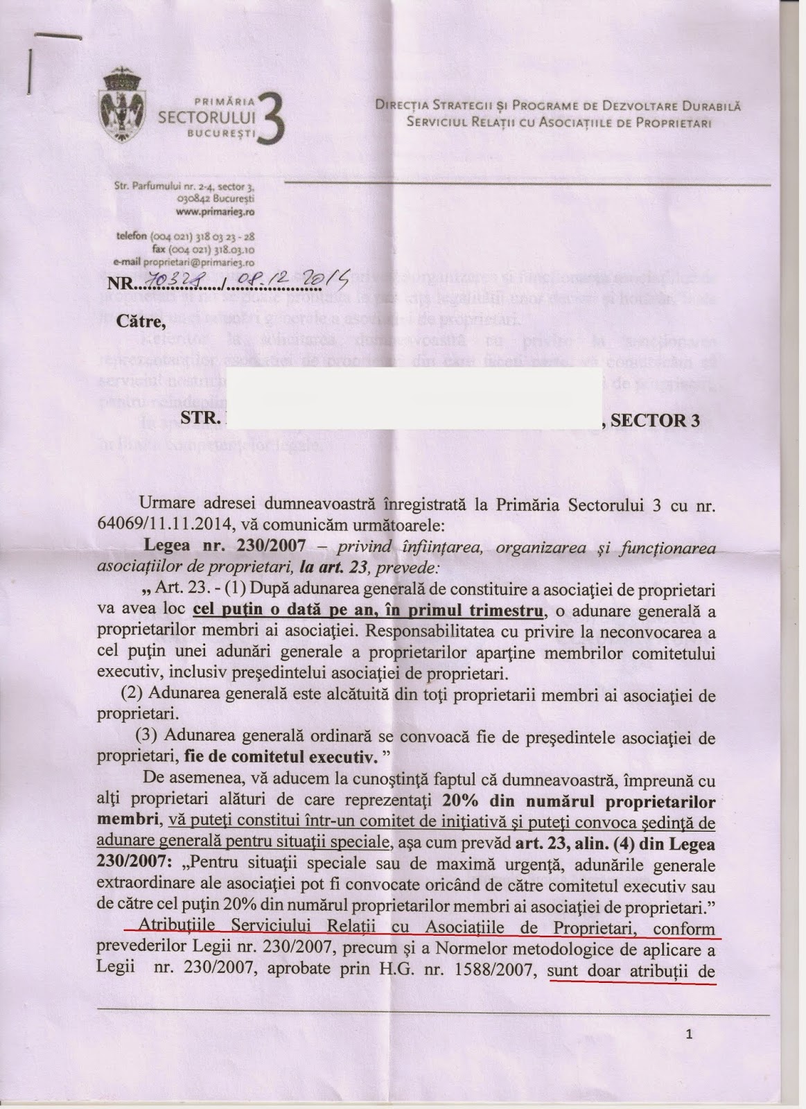 ABUZURI PRIMARIA SECTOR 3