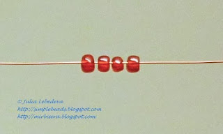 Beading for the very beginners: Raspberry