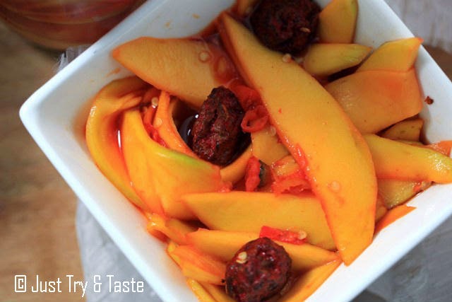 Manisan Mangga Muda dengan Kiamboy Merah | Just Try & Taste