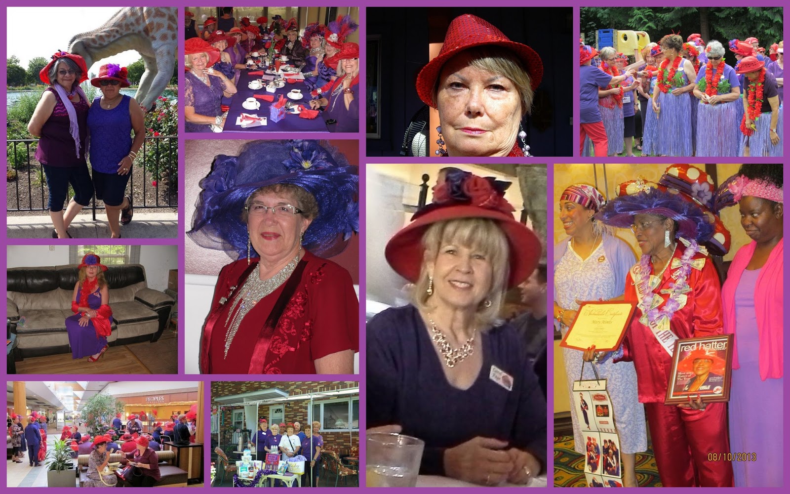 The Red Hat Society: August 2013