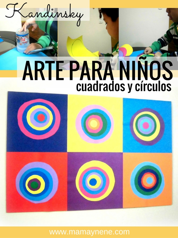 Arte para niños: Cuadrados y círculos. | Mamá&nené - Maternidad y ...