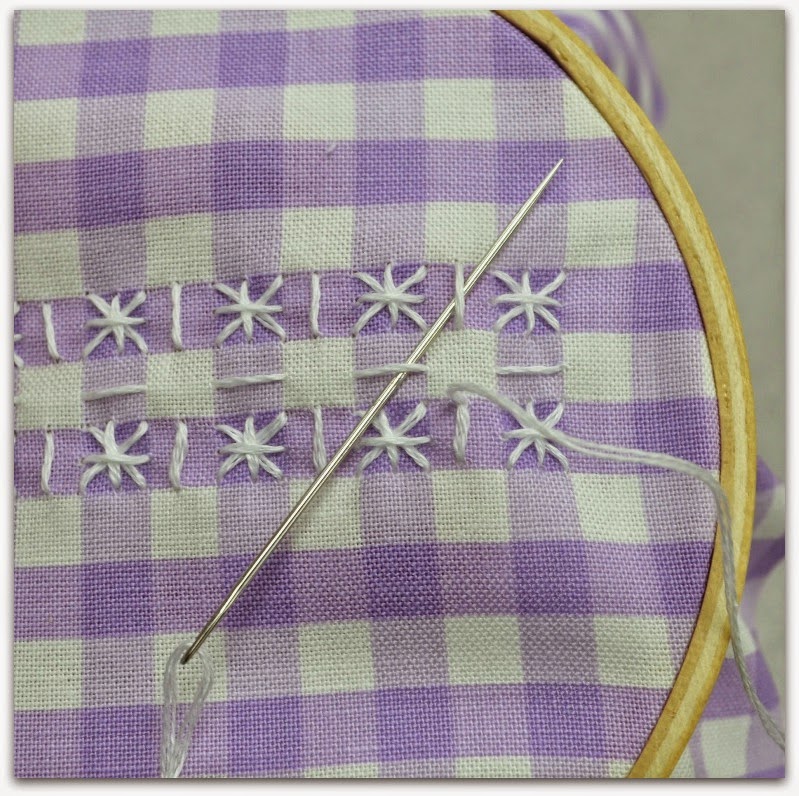 .Quiltscapes.: Hand Stitchery: Chicken Scratch Embroidery!