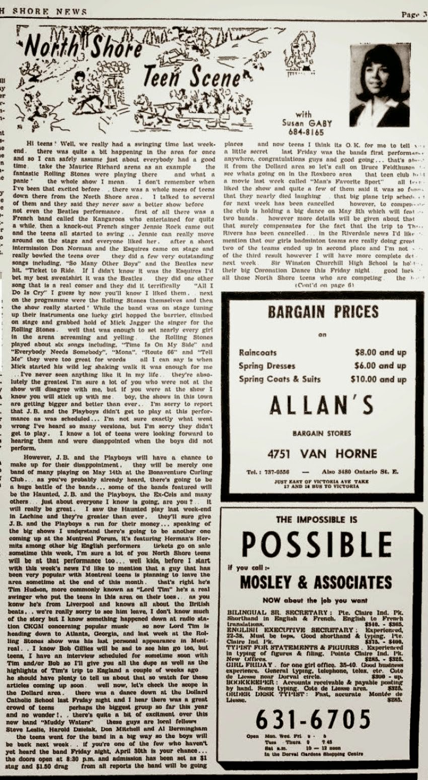 Rock & Roll Newspaper Press History: The Rolling Stones - The North ...