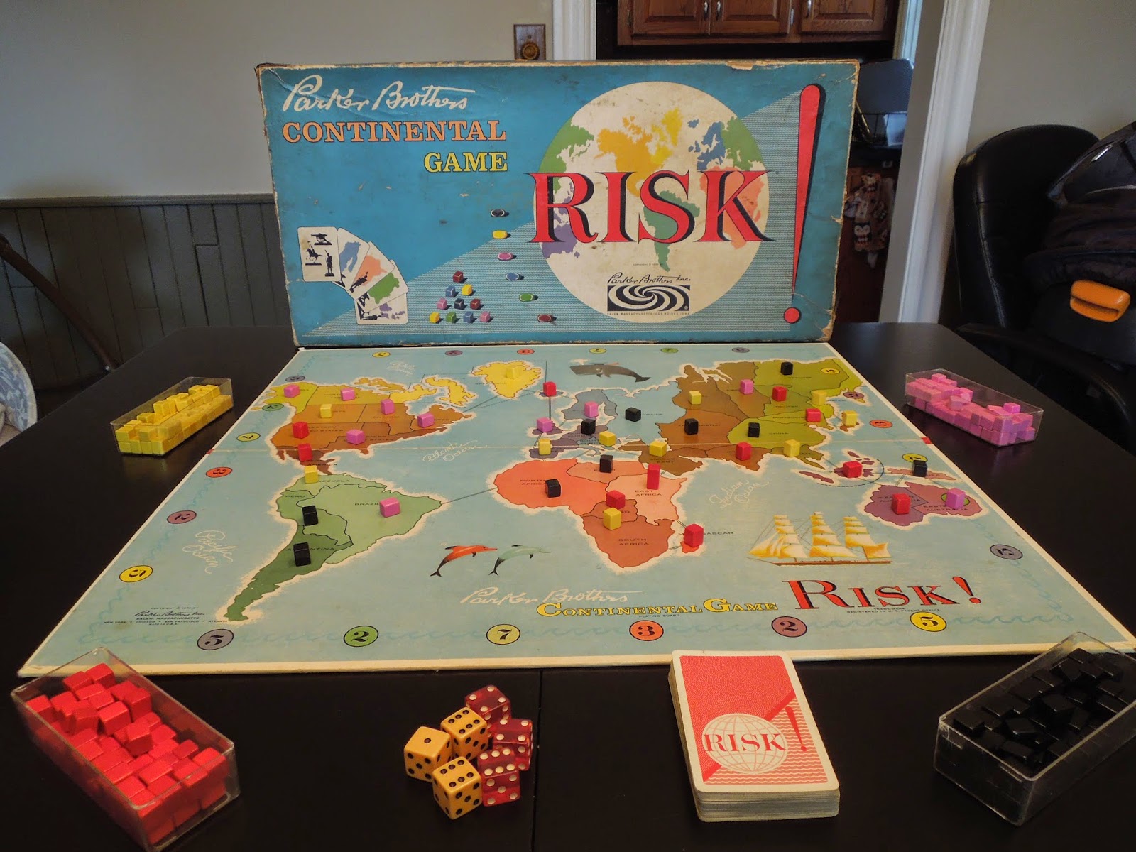 Risk Board Game Cards
