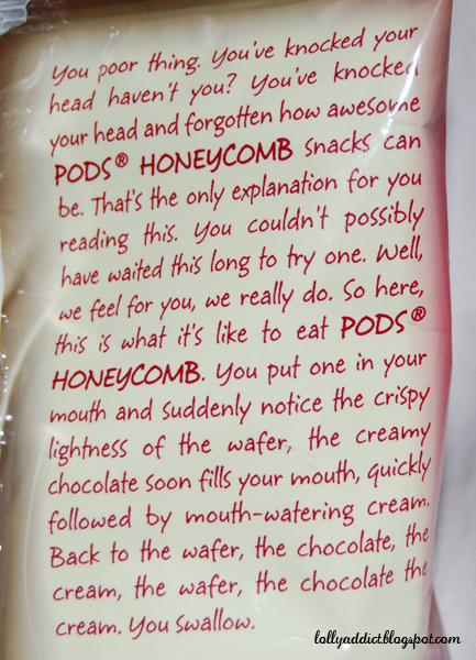 Lolly Addict - Australian Confectionery Reviews: Mars Pods Honeycomb Bites