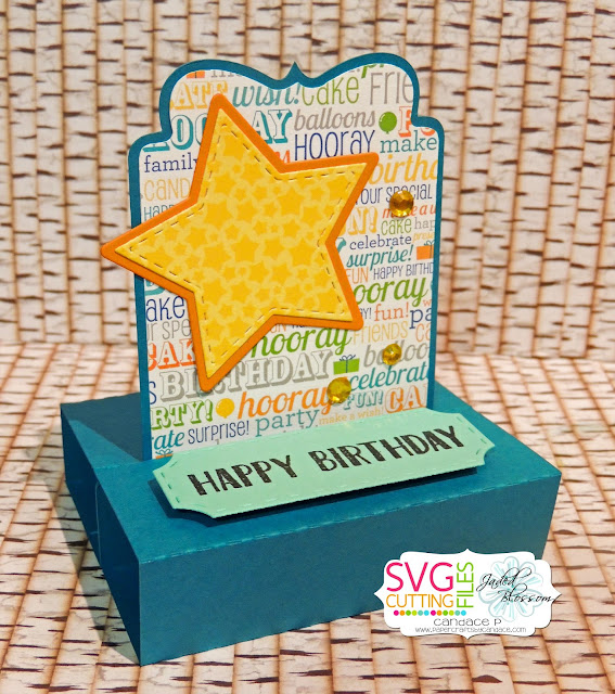 Paper Crafts by Candace: Happy Birthday- Ornate Sliding Pop Up Card