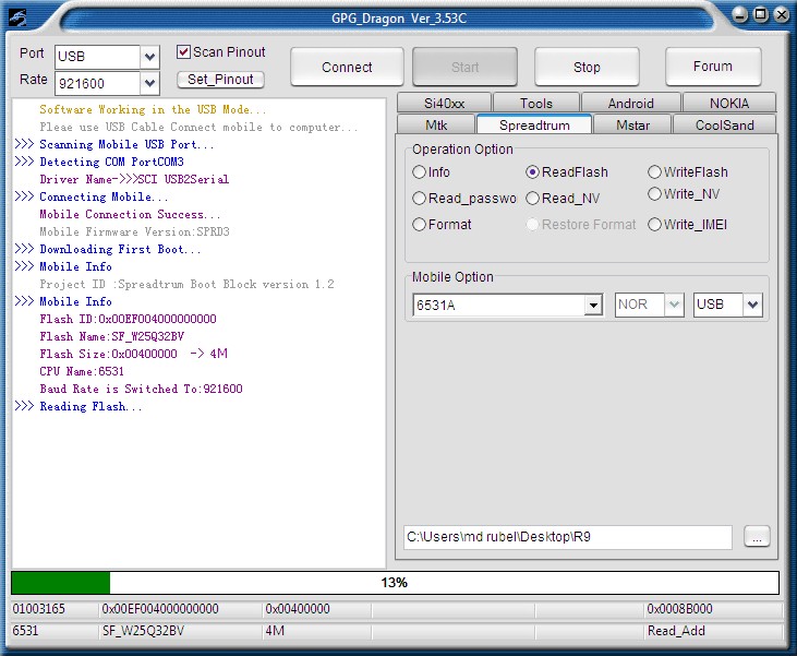 FLASH BD23: PEACE PP2 SPD6531A Flash File