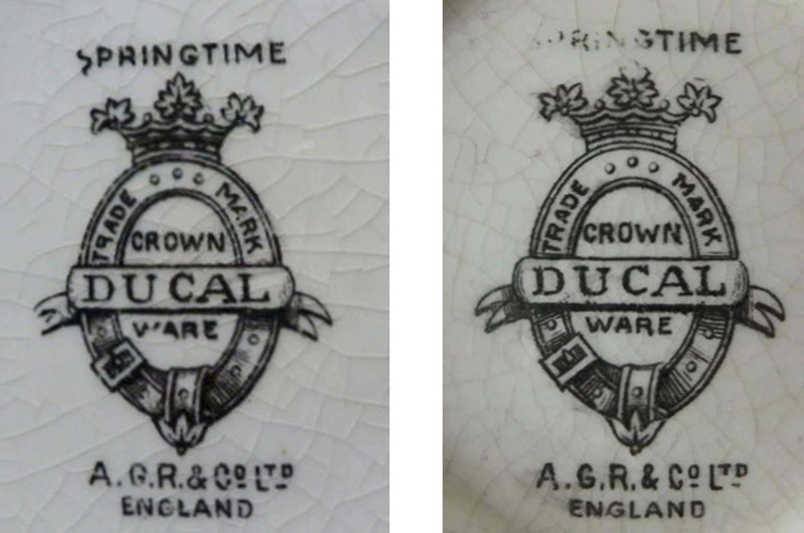 Crown Ducal & Charlotte Rhead Pottery: Crown Ducal backstamps. Part 1 ...