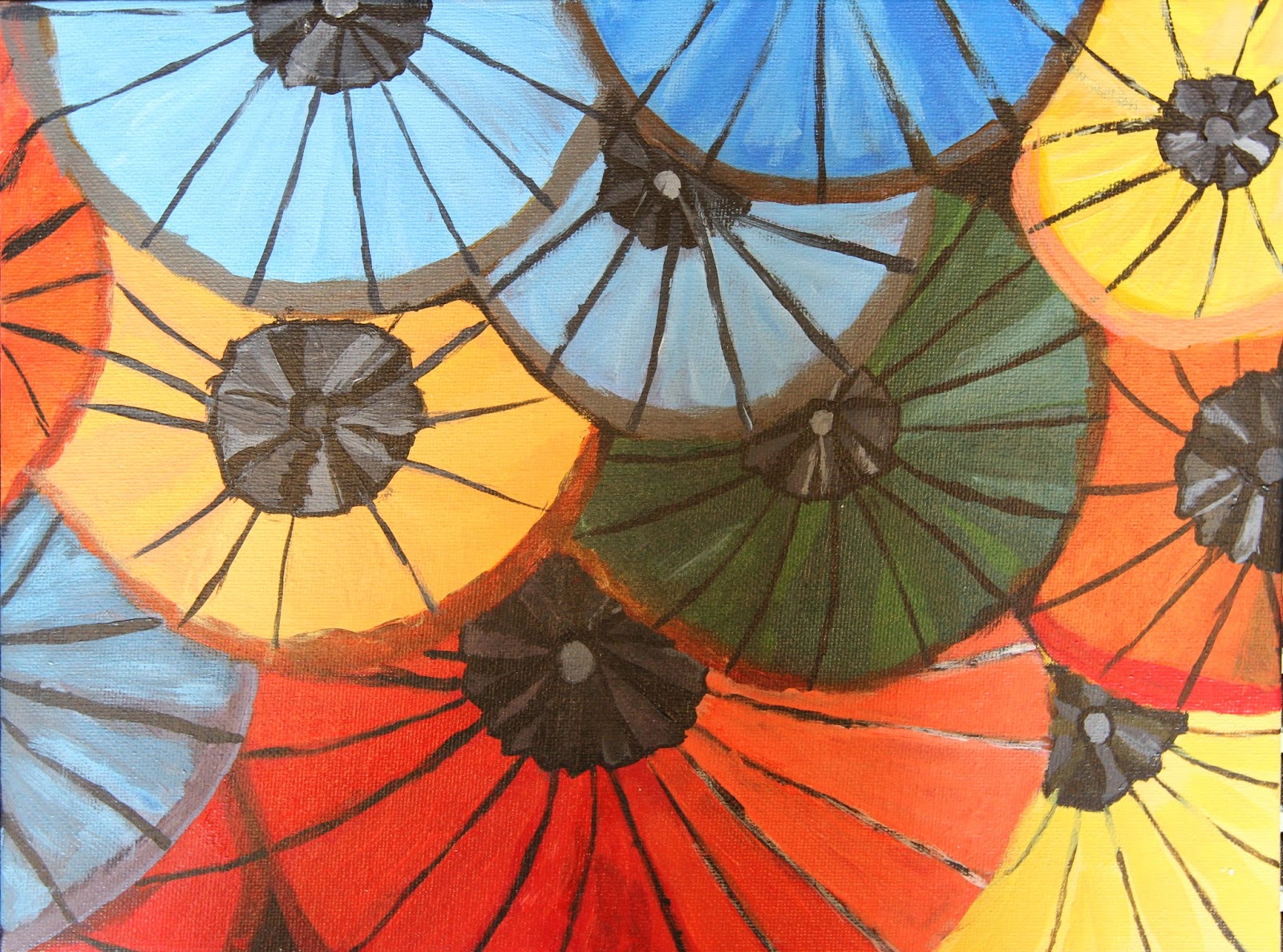 HCHS ART: Painting 2014: Rhythm and Repetition Paintings