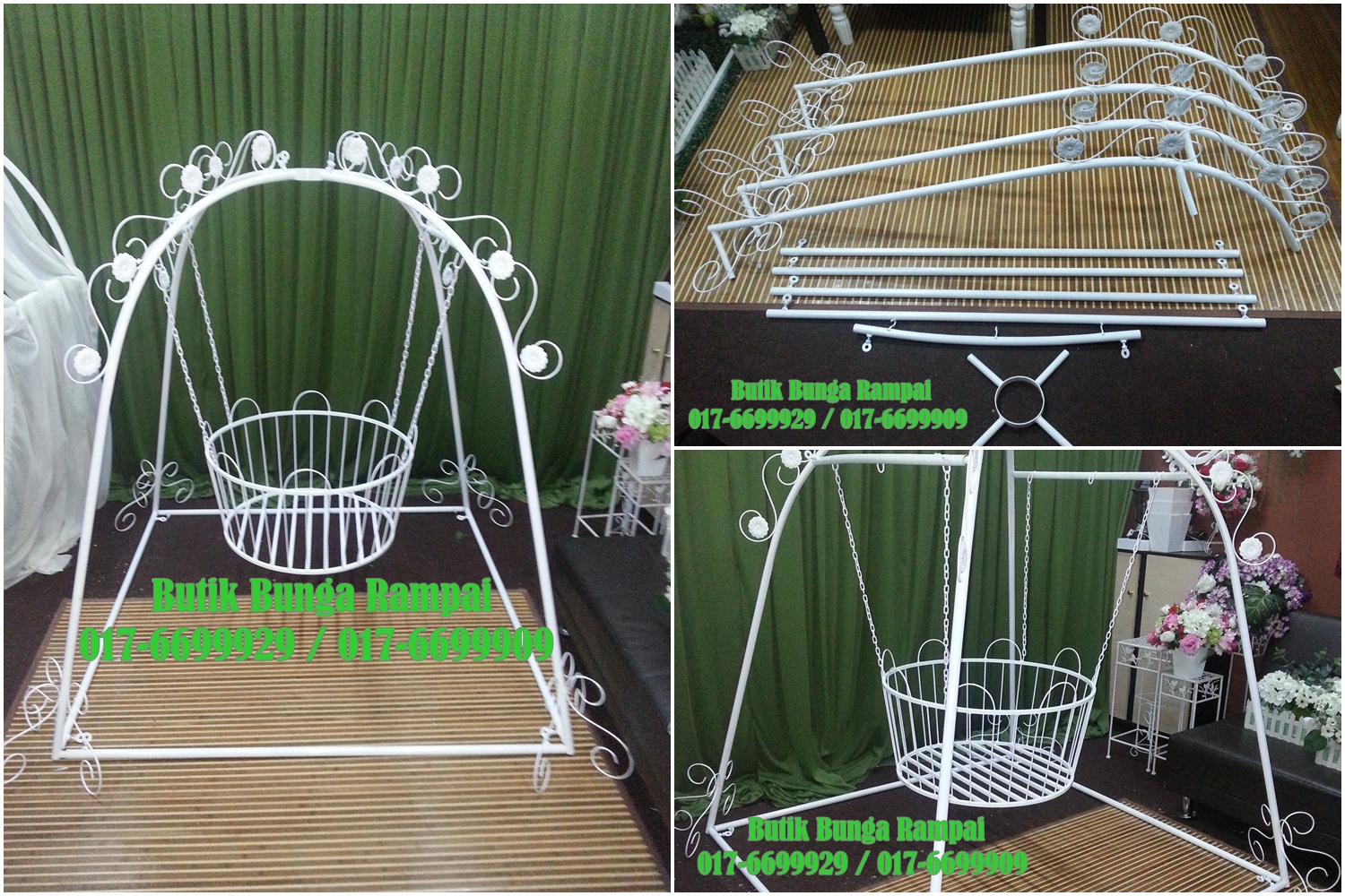 Butik Bunga Rampai: Menjual Pelamin Dan Aksesori