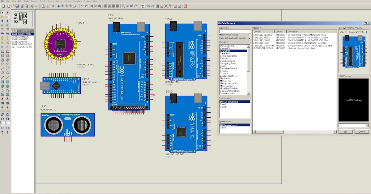 Blog Embarcado: Simulino v4.0 + Biblioteca para Proteus