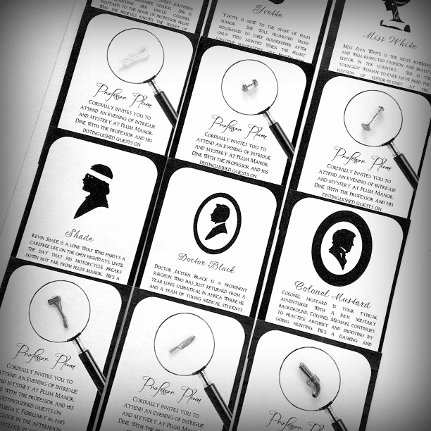 How to Host a Game of CLUE Party for Kids + Printable/Customizeable ...