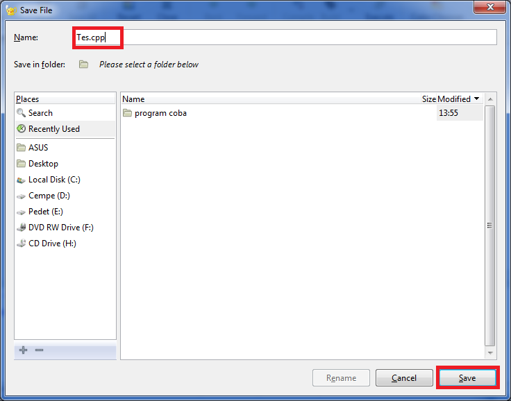 Membuat HELLO WORLD pada BAHASA C++ menggunakan GEANY #1 ~ Only Vista