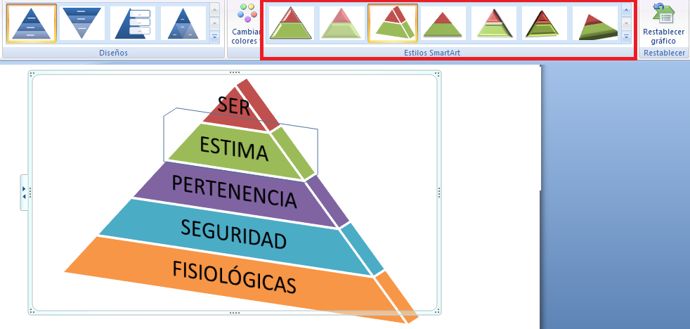 Tecnicatura en Enfermeria: Microsoft Word - Ilustraciones SmartArt - Ejercicio 1