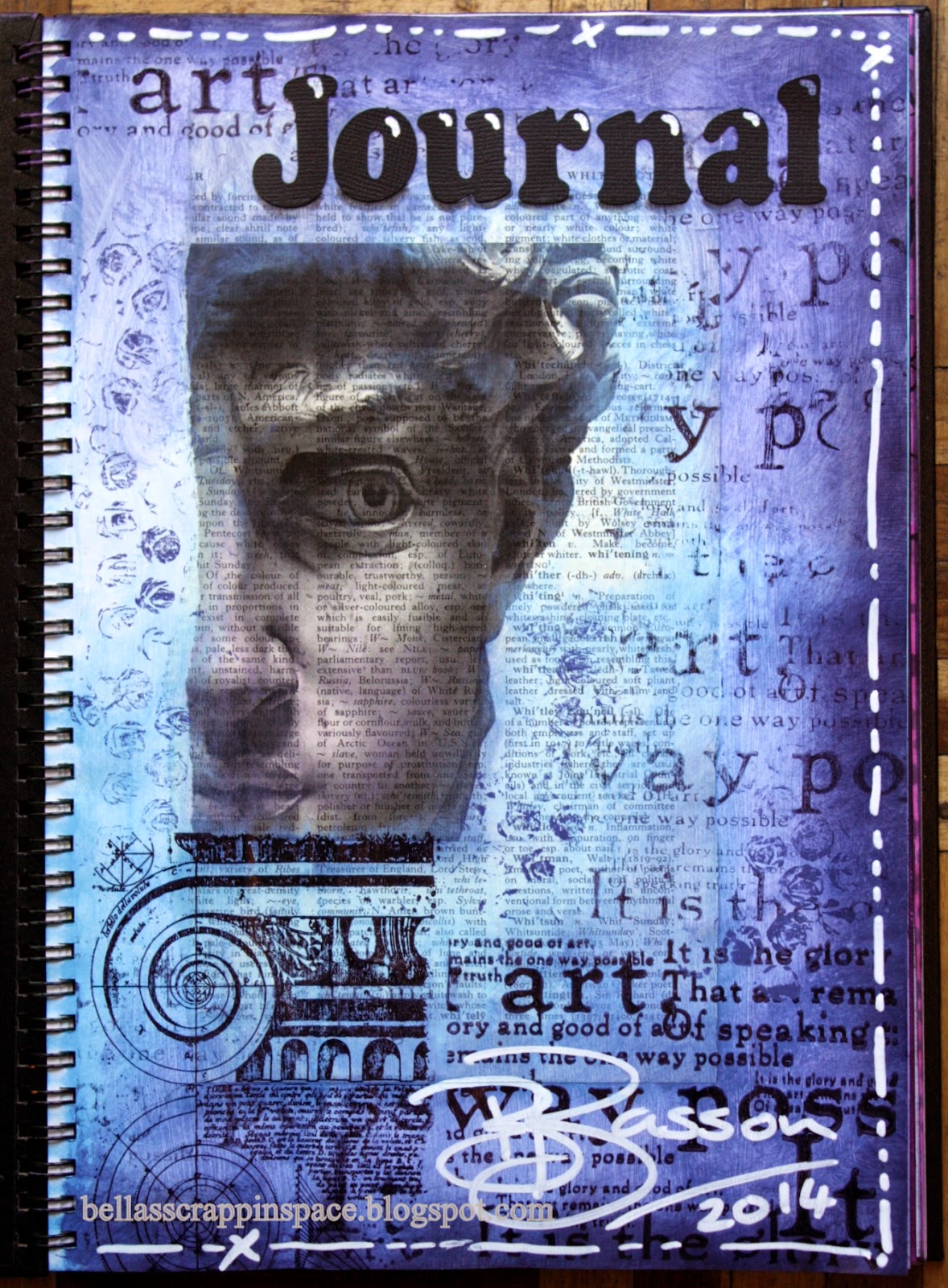 Bella's Creative Space: Finished Art Journal Pages