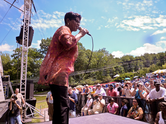 In a Blue Mood: Barbara Carr Keeps the Fire Burning