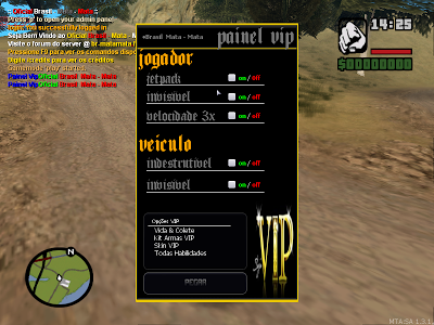 mods para mtaMods para MTA: painel de vip