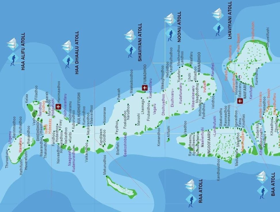 Maldives Map