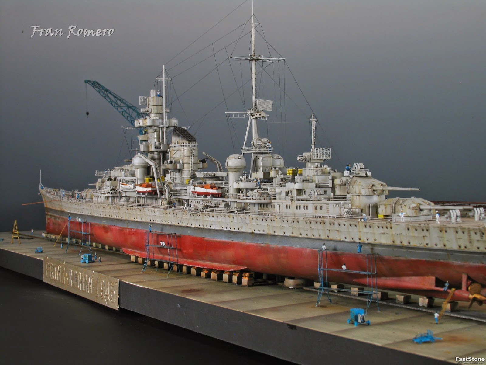 Ship Models by Fran Romero: PRINZ EUGEN 1/350