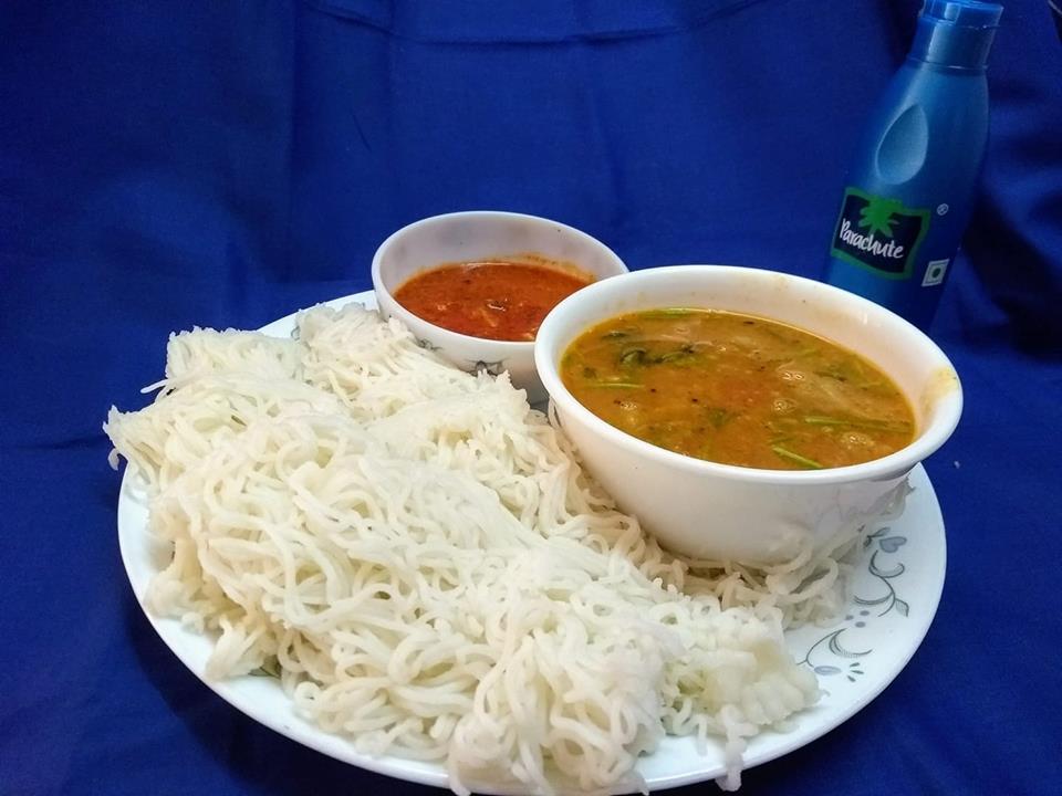 Ukde Shevai / Boiled rice string hoppers