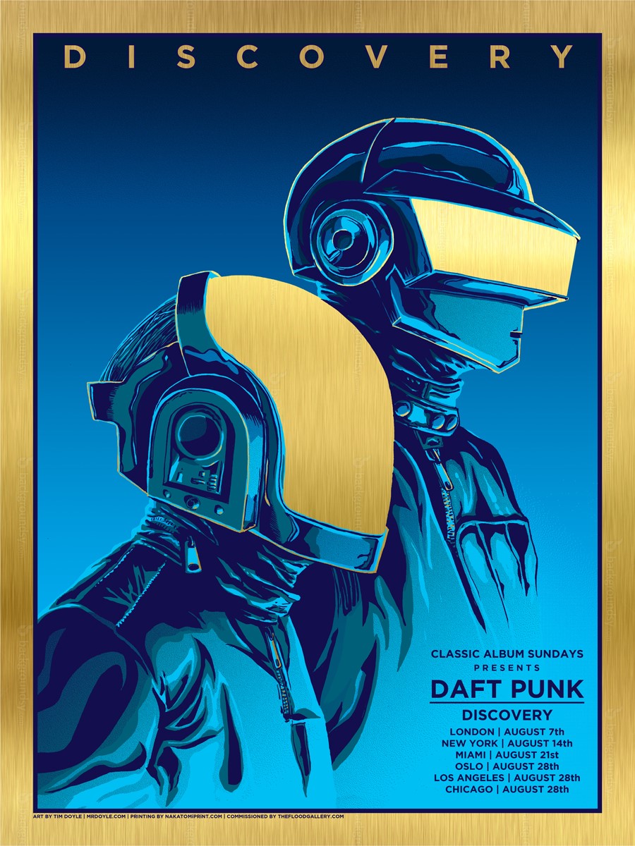 INSIDE THE ROCK POSTER FRAME BLOG: Tim Doyle Daft Punk Posters For ...