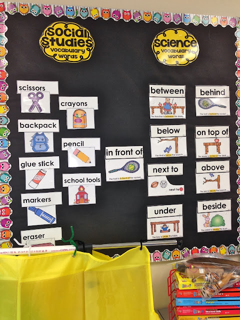 Teaching By the Sea: Science and Social Studies Vocabulary Word Walls