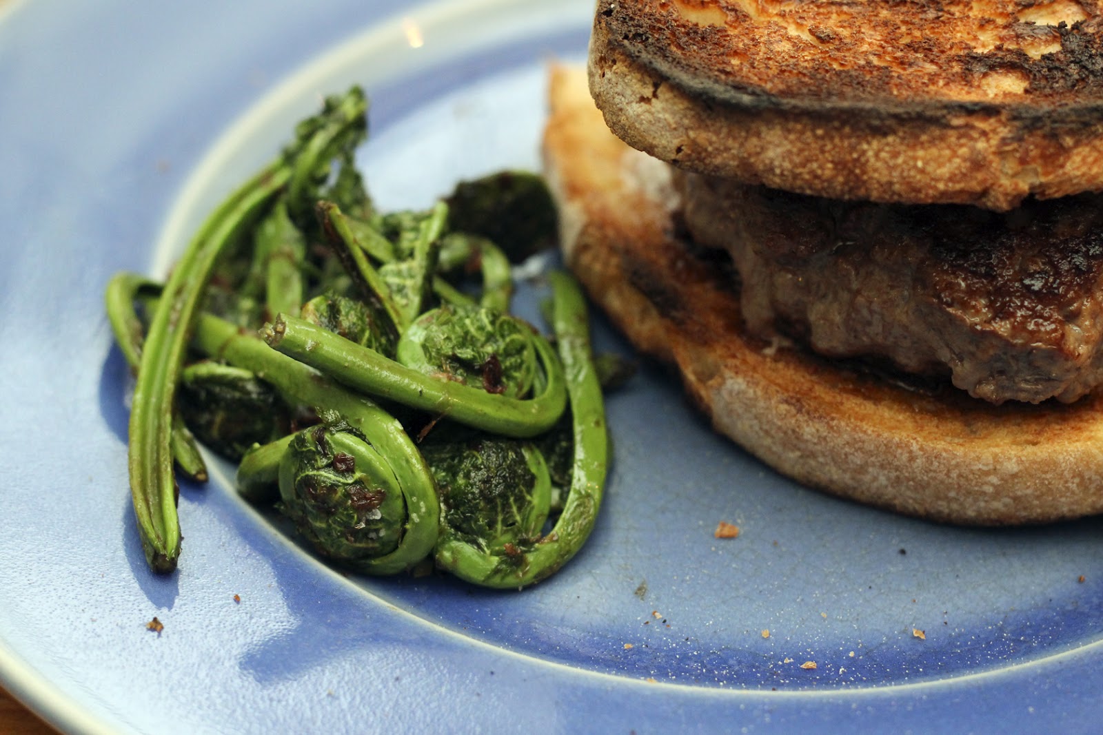 The Butcher and The Baker: Recipe: Sauteed Fiddlehead Ferns