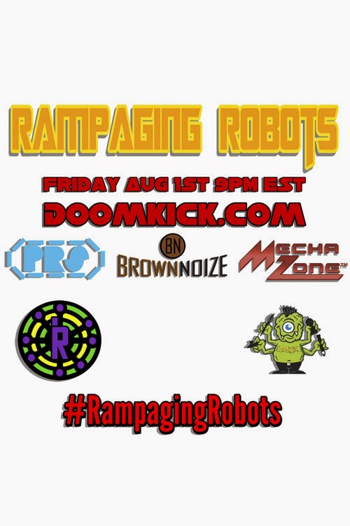 Rampaging Robots To Release August 1st on DoomKick.com