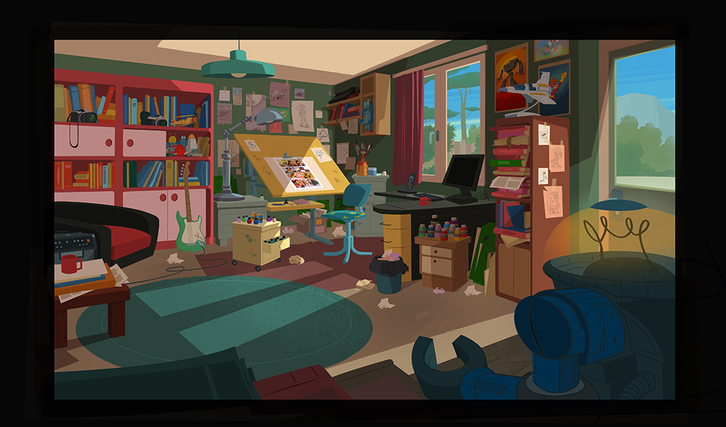 OLIVIER BRUT ANIM: Lead Background Color : The Sisters : Samka Productions