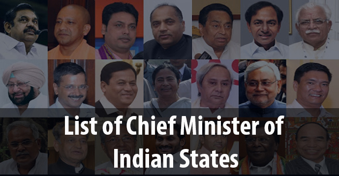 Kerala PSC GK | List of Chief Ministers of India