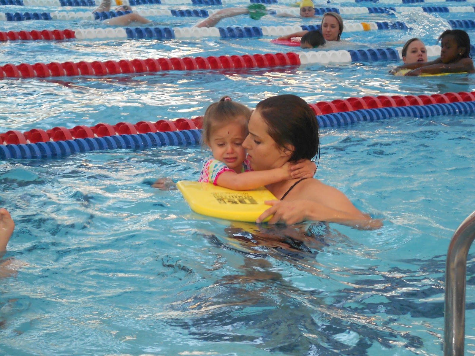 The Johnsons: First swim lesson