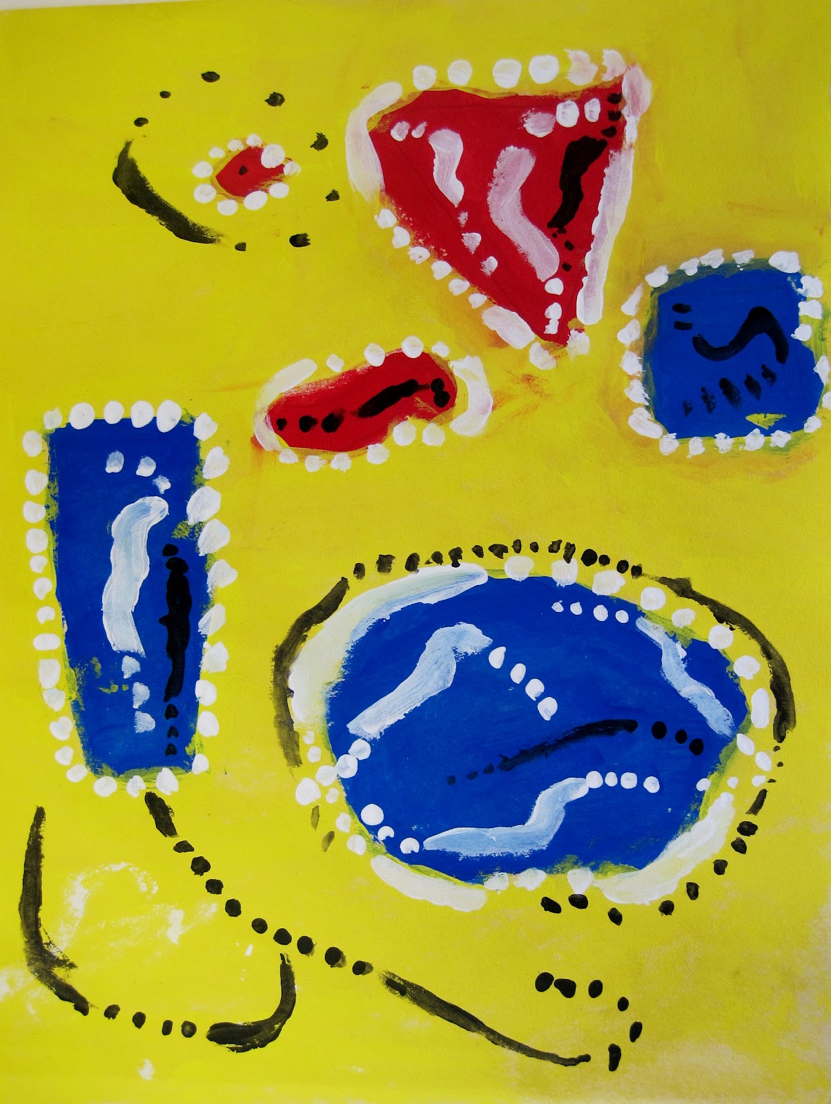 Barstow Art: Paintings using Primary Colors