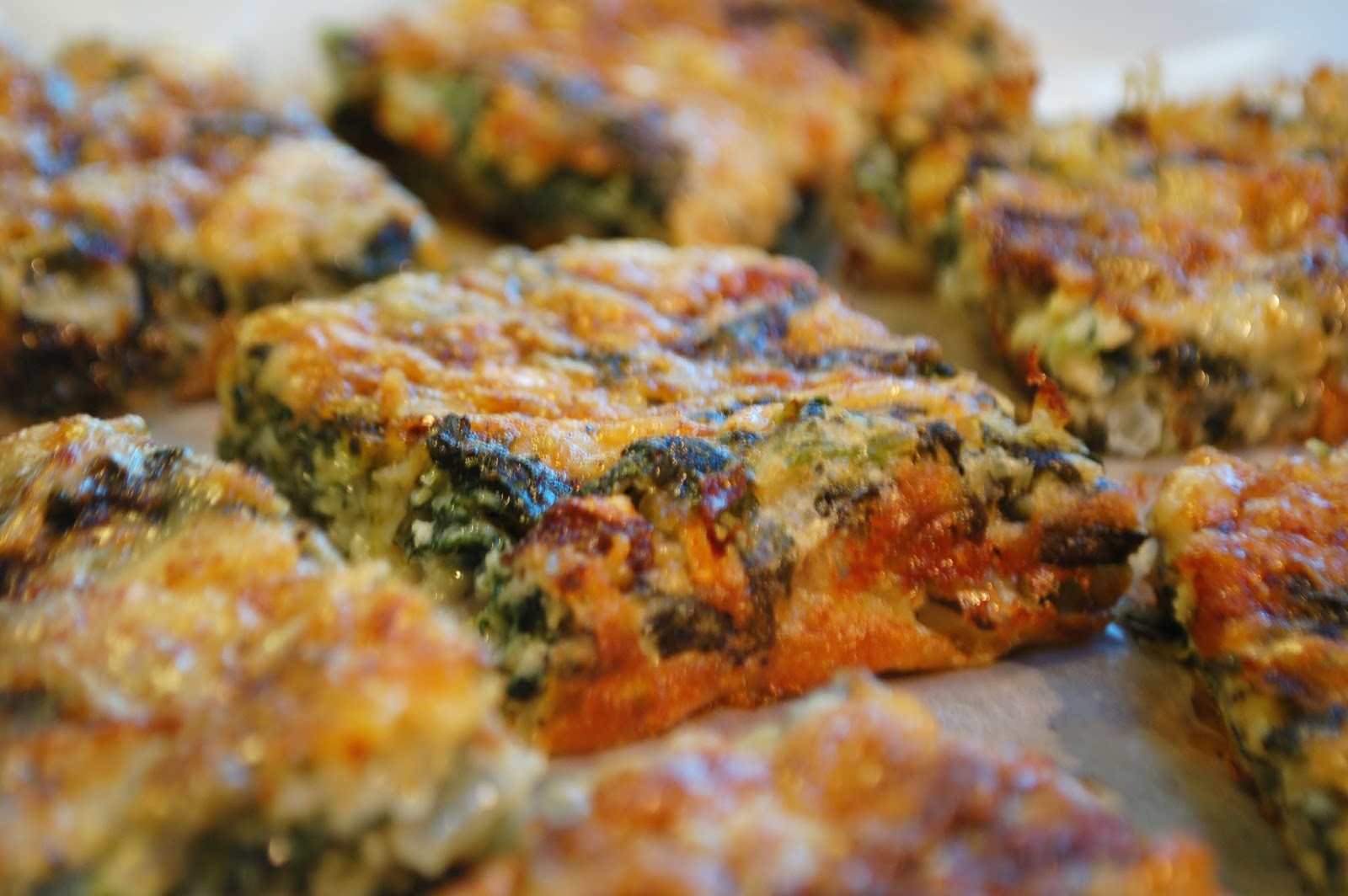 The Spice Garden: Traditions ... Spinach Bars Get Their Due