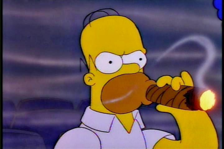 Thierry et ses cigares: Homer Simpsons