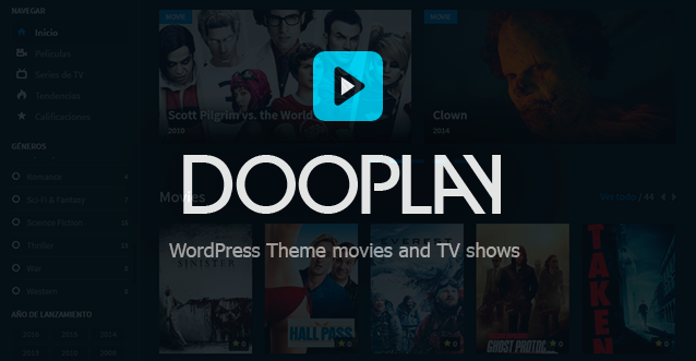 Download DooPlay v.2.1.3.8 Wordpress Movie Theme ~ Sibeol